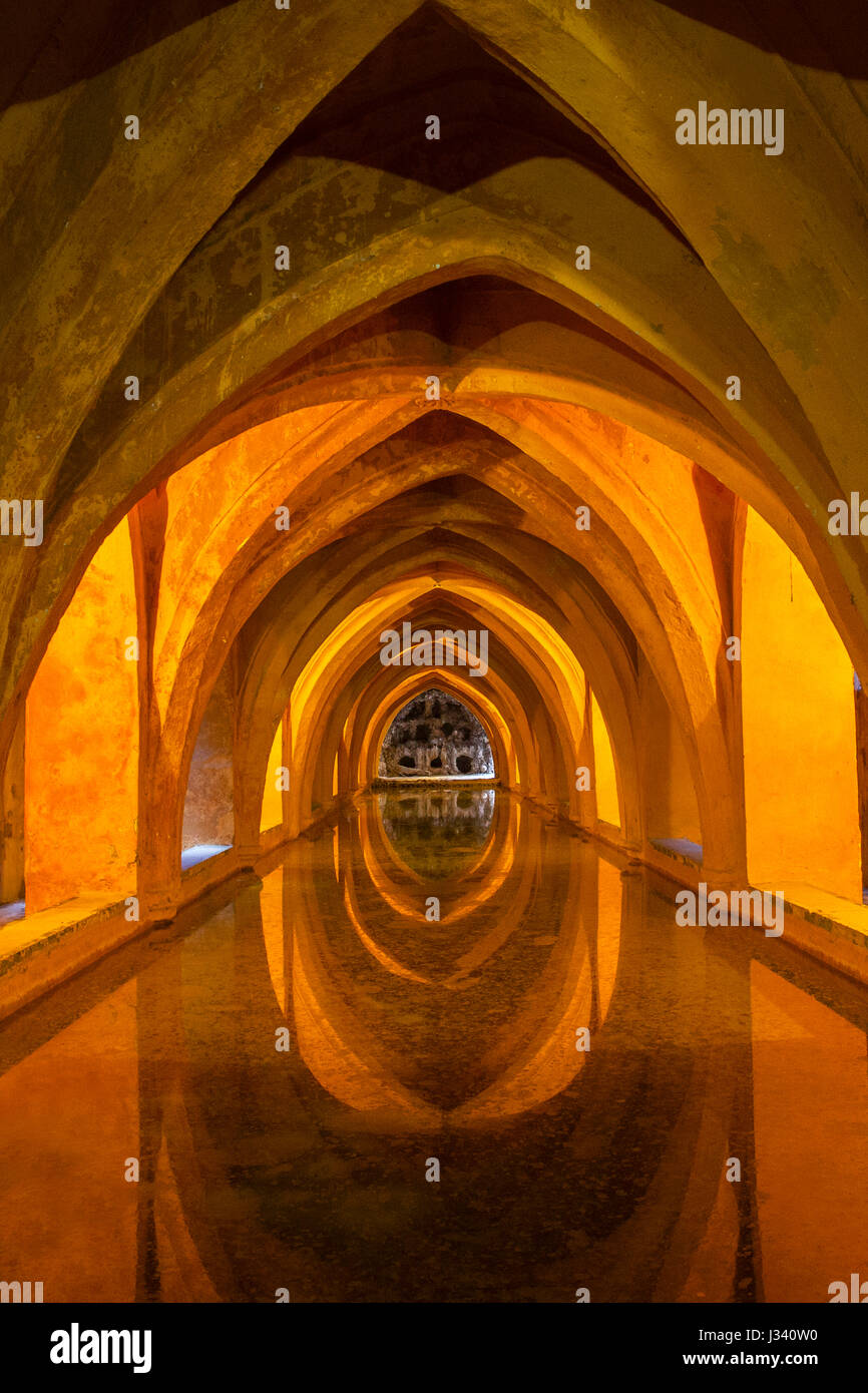 Royal baths of dona maria de padilla hi-res stock photography and ...
