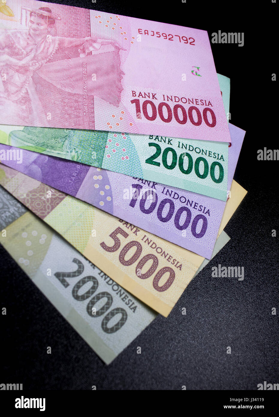 new rupiah money indonesia currency cash finance payment Stock Photo ...