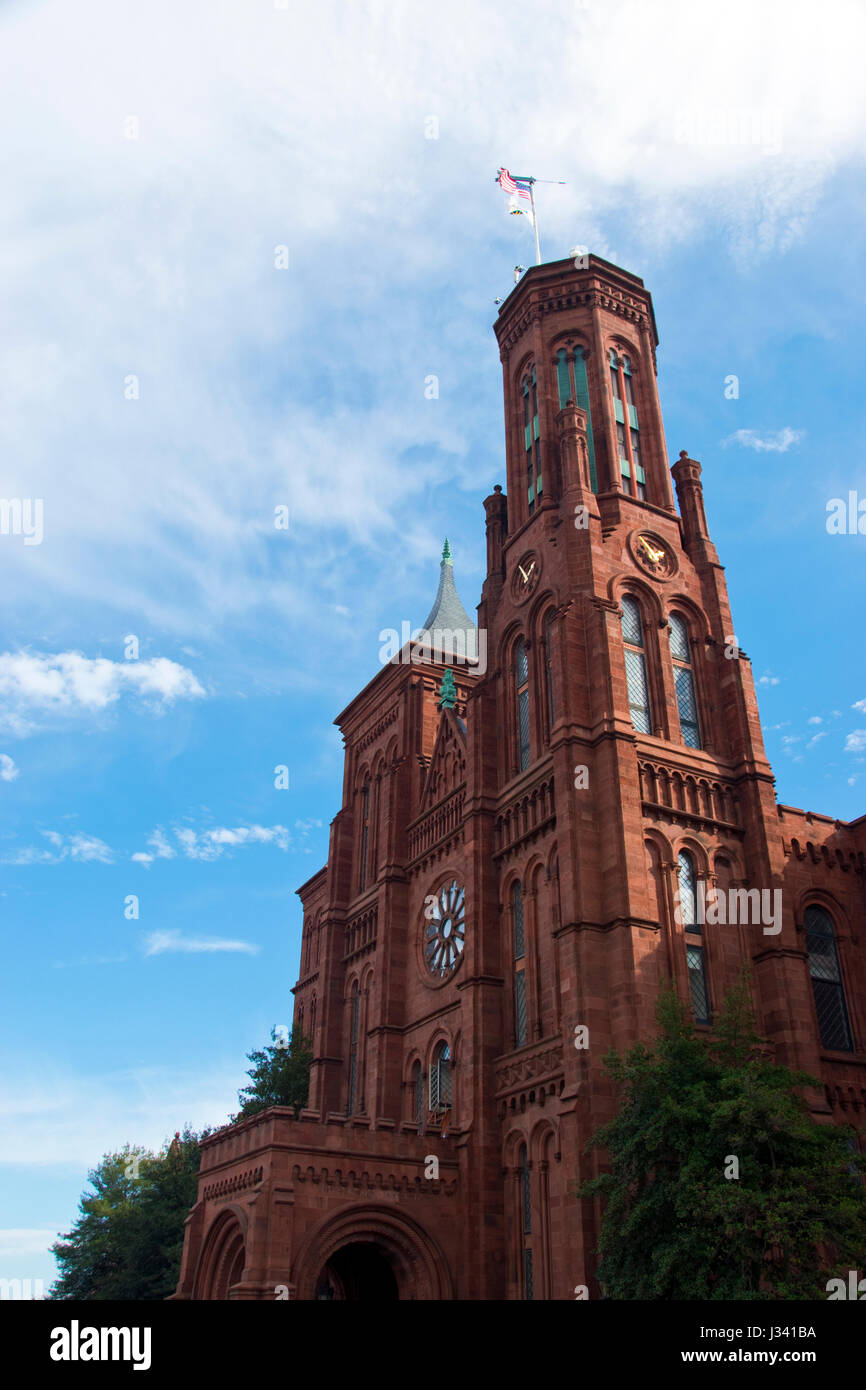 The Smithsonian Institution Building, known as the “Castle,” was the ...