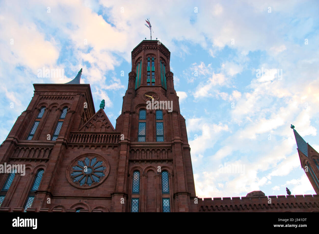 The Smithsonian Institution Building, known as the “Castle,” was the ...