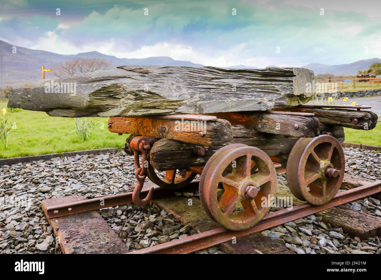 Slate wagon hi-res stock photography and images - Alamy