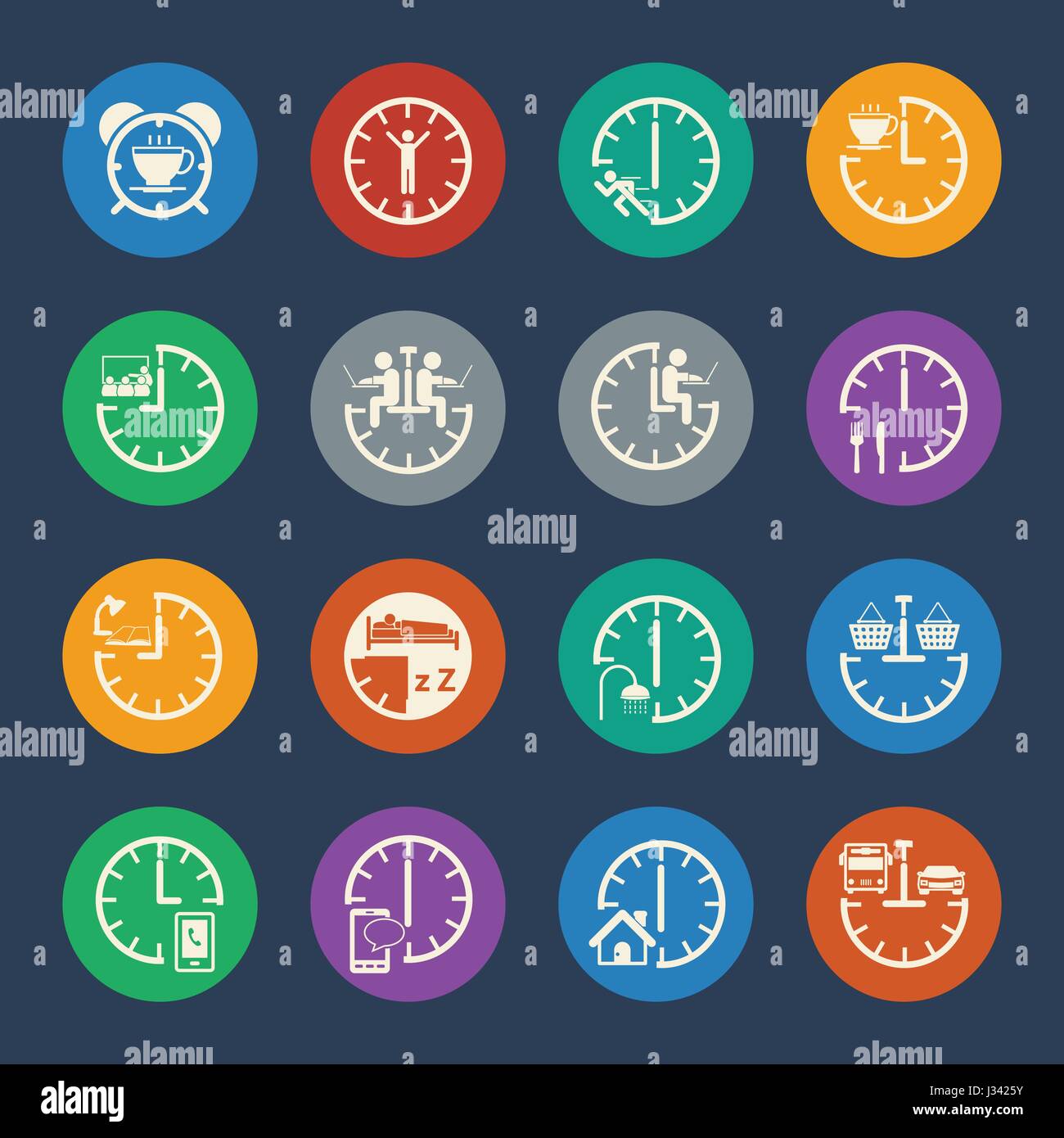 Daily life job Stock Vector Images - Alamy