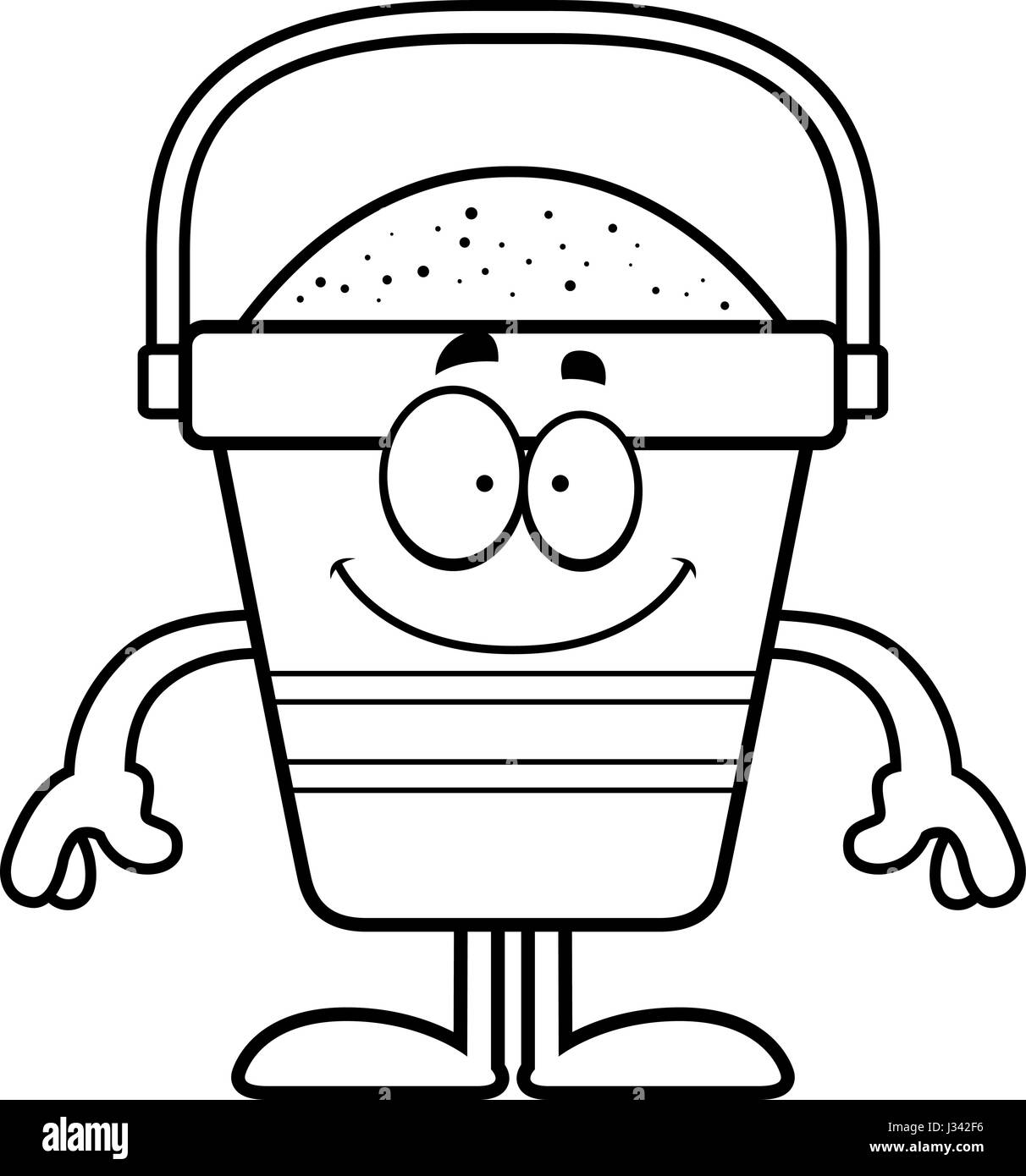 Sand Bucket Clip Art Black And White