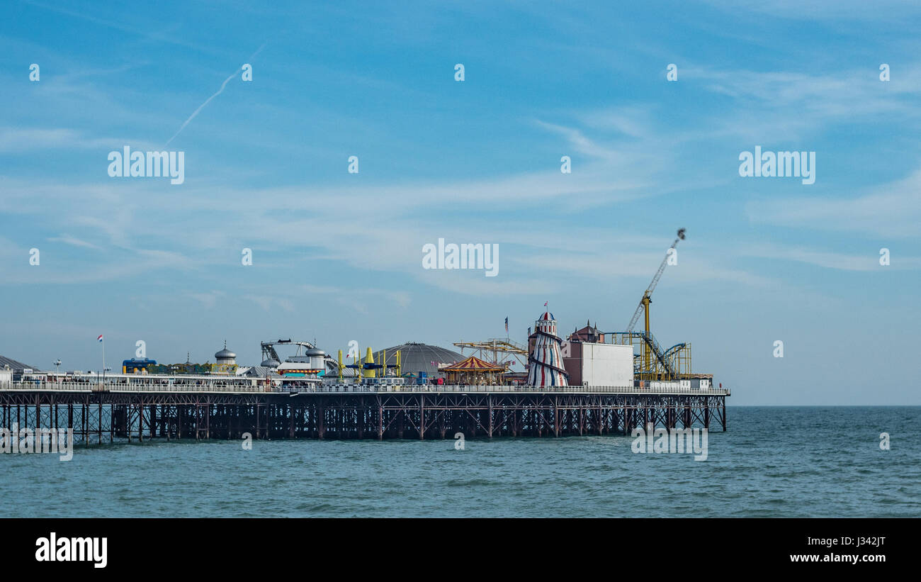 View of the Palace pier in Brighton Stock Photo - Alamy