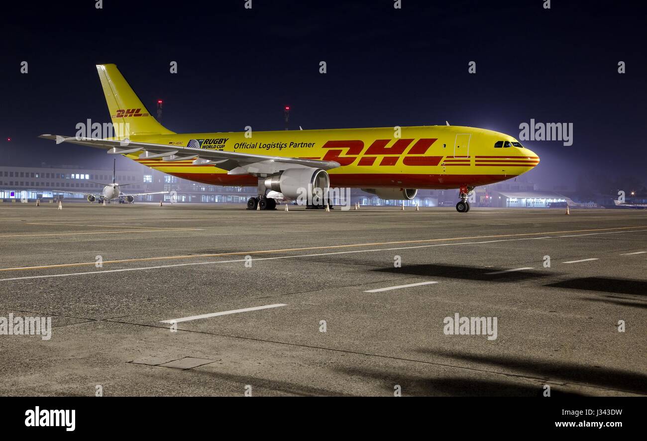 Dhl airplane tarmac hi-res stock photography and images - Alamy