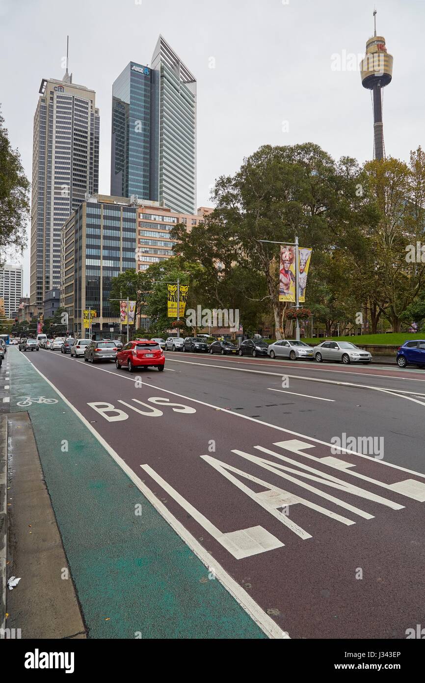 Sydney street road hi-res stock photography and images - Alamy