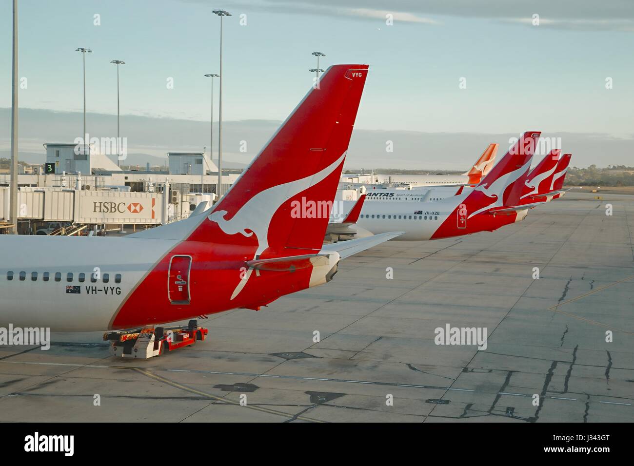 Aircrafts of Qantas Stock Photo - Alamy