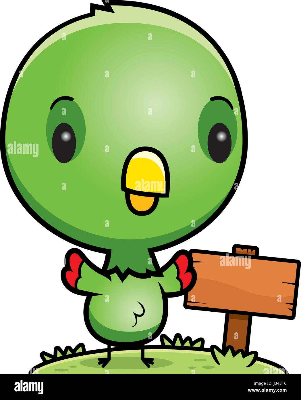Parrot baby chick Stock Vector Images - Alamy