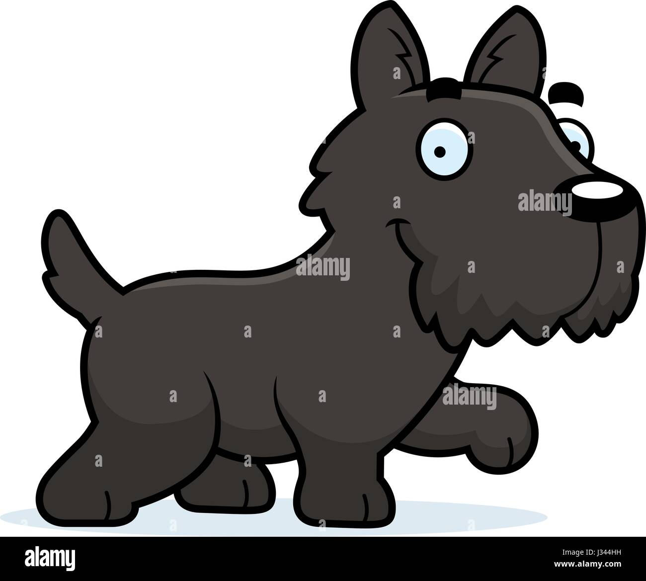 Scottie vector vectors hi-res stock photography and images - Alamy
