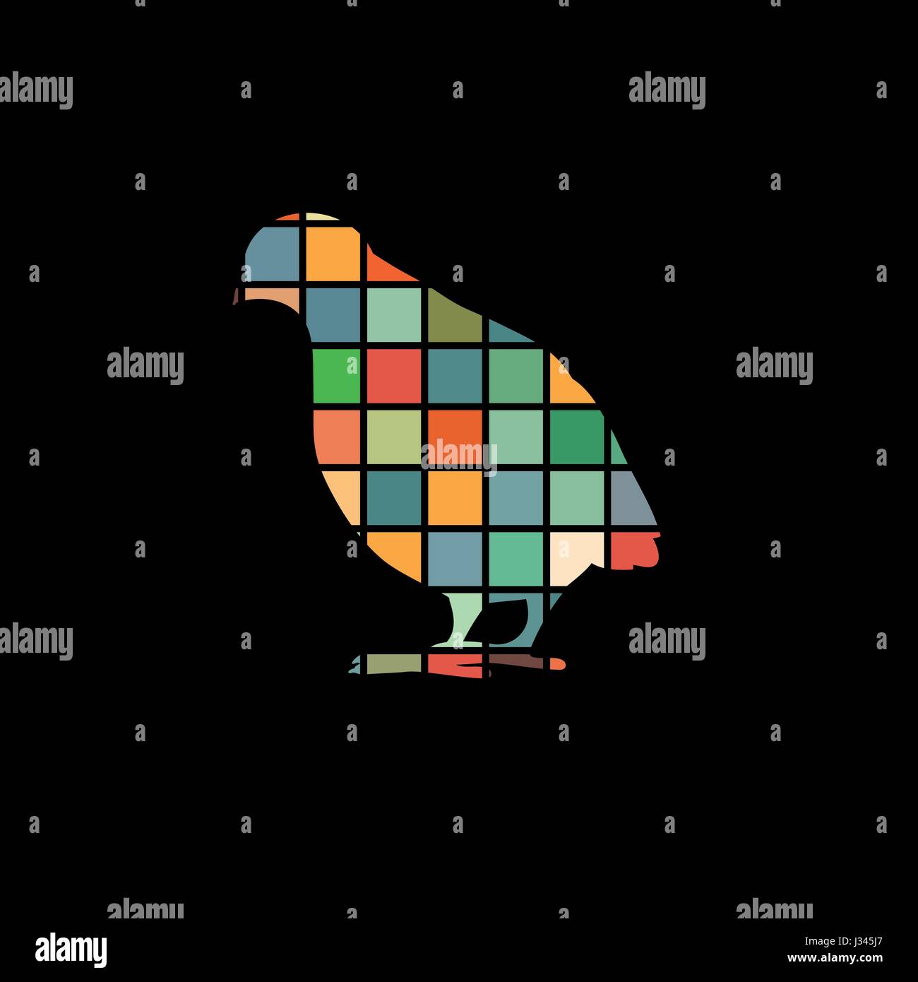 Animal bird green zoo Stock Vector Images - Alamy