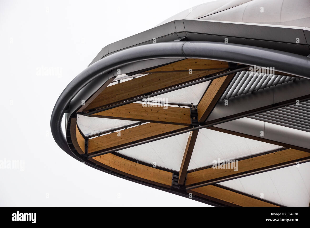 Modern glass steel wood construction hi-res stock photography and ...