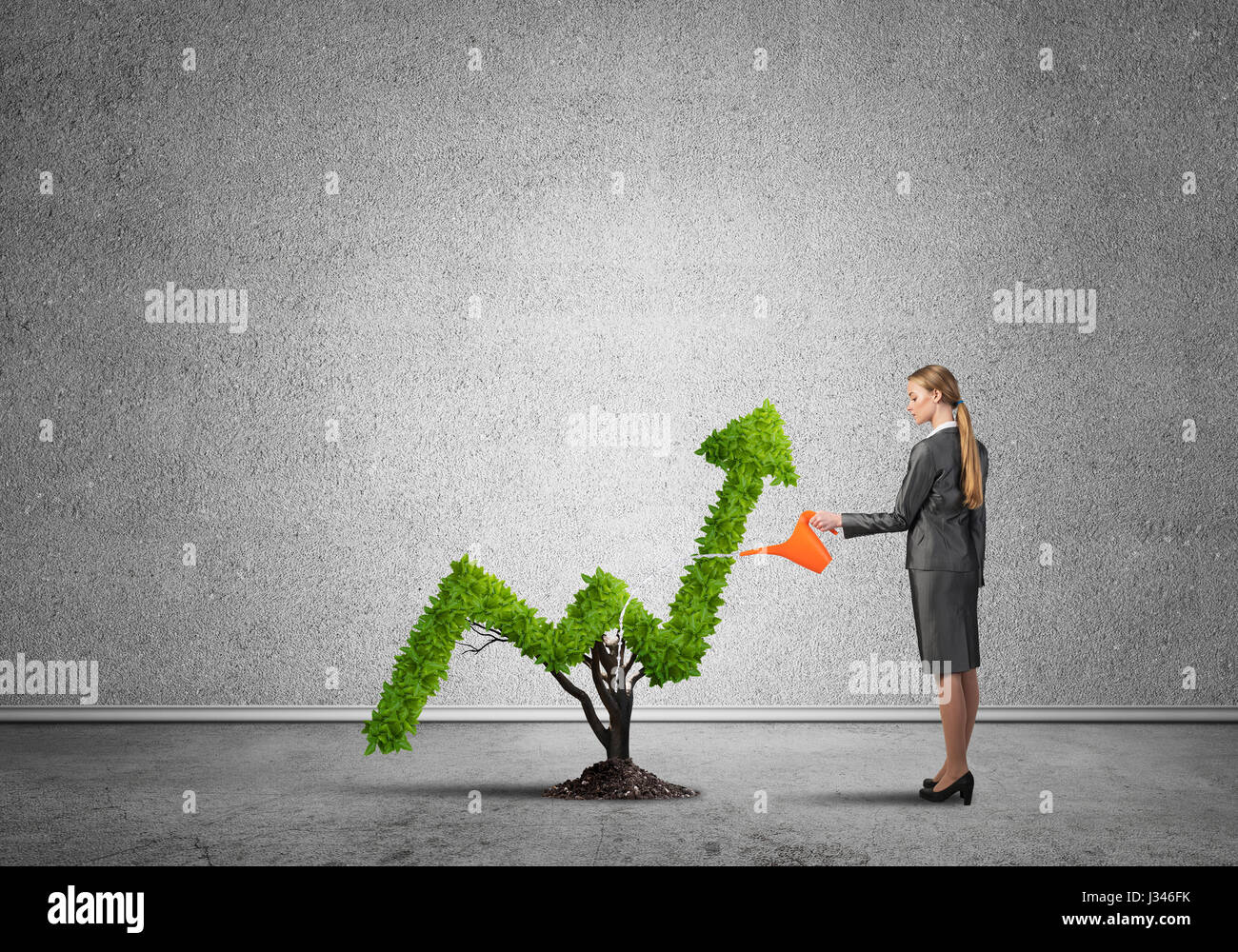 Make your money grow Stock Photo - Alamy
