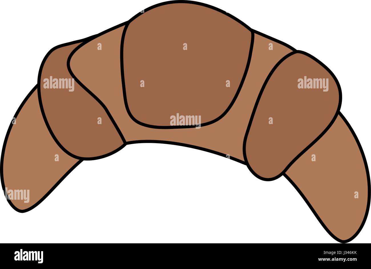 Image of croissant Stock Vector Images - Alamy