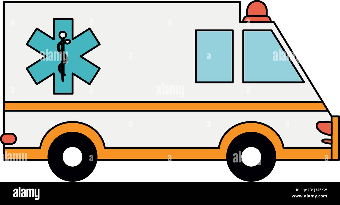 Cartoon ambulance hi-res stock photography and images - Alamy