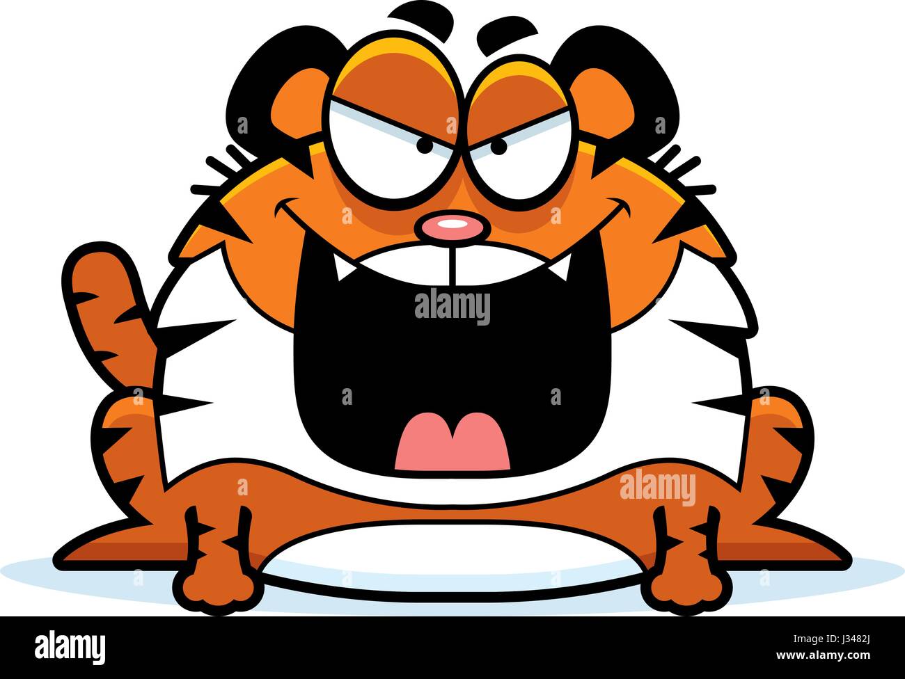 Sinister cat illustration Stock Vector Images - Alamy