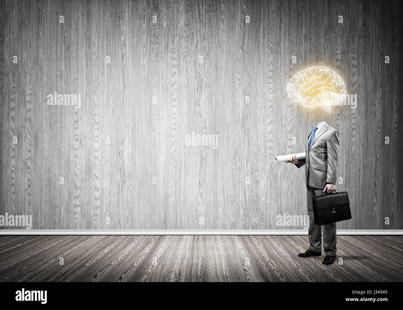 Man of great mind Stock Photo - Alamy