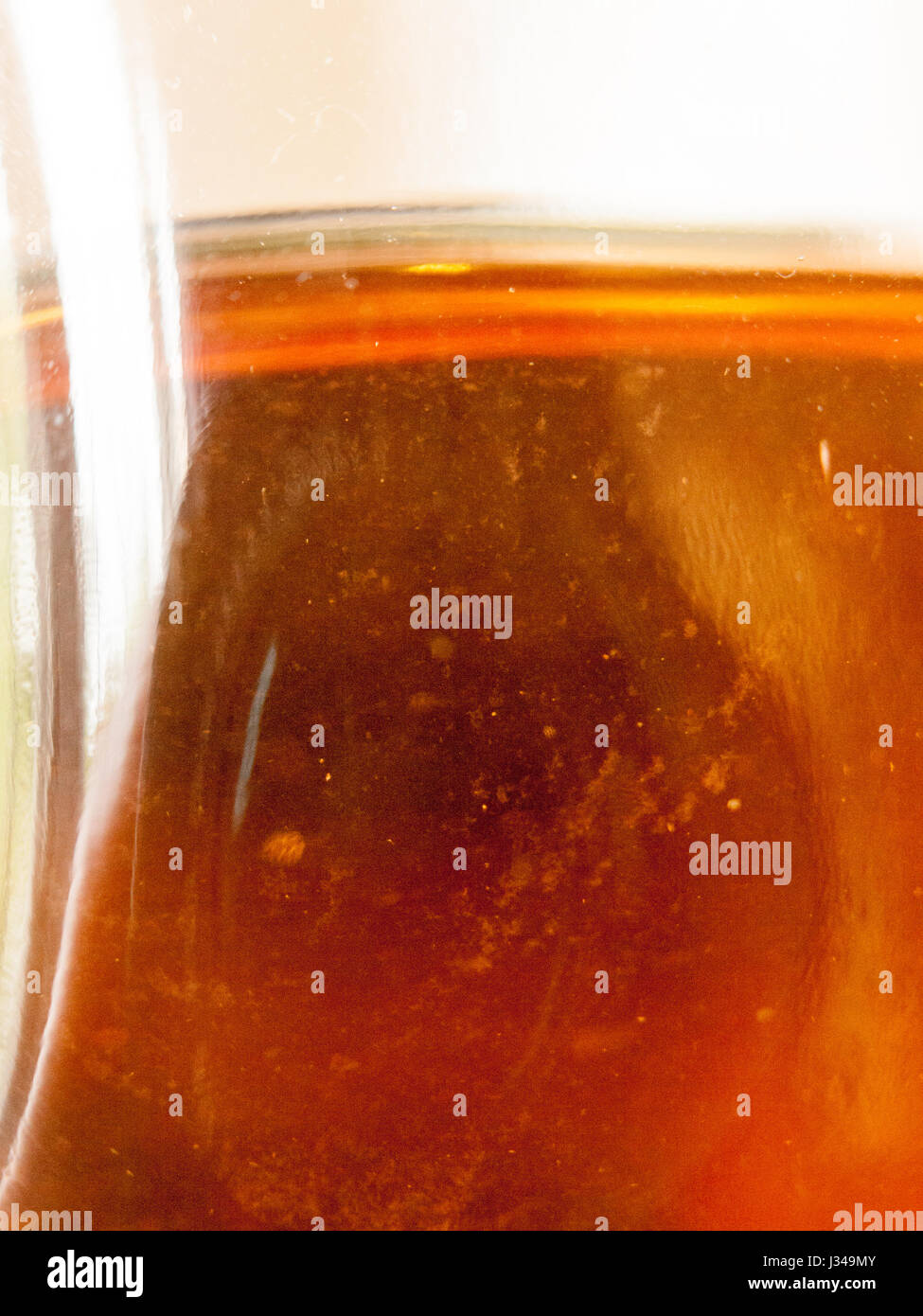 texture of a beer in a bottle from the side close up Stock Photo - Alamy