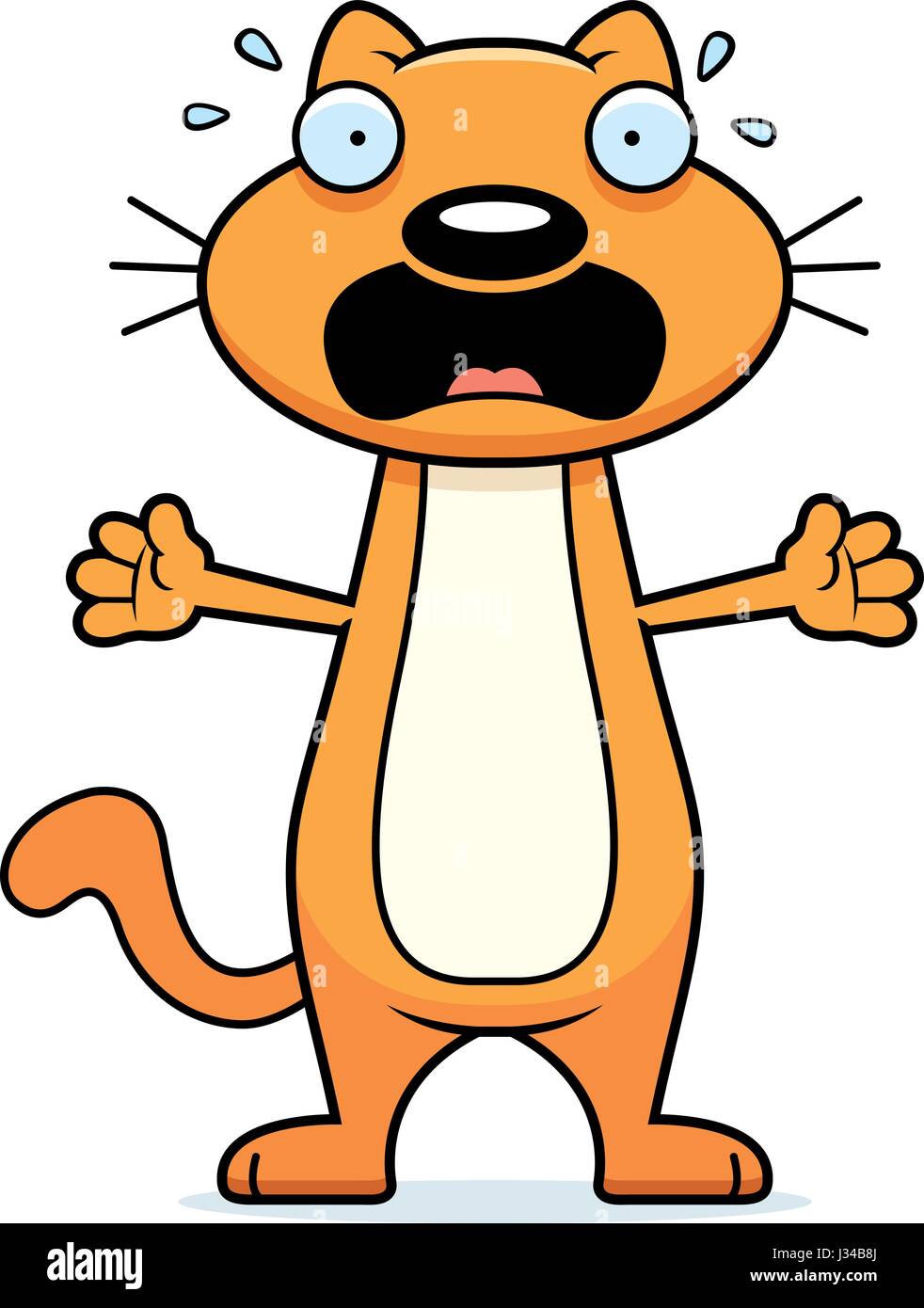 Scared pet Stock Vector Images - Alamy