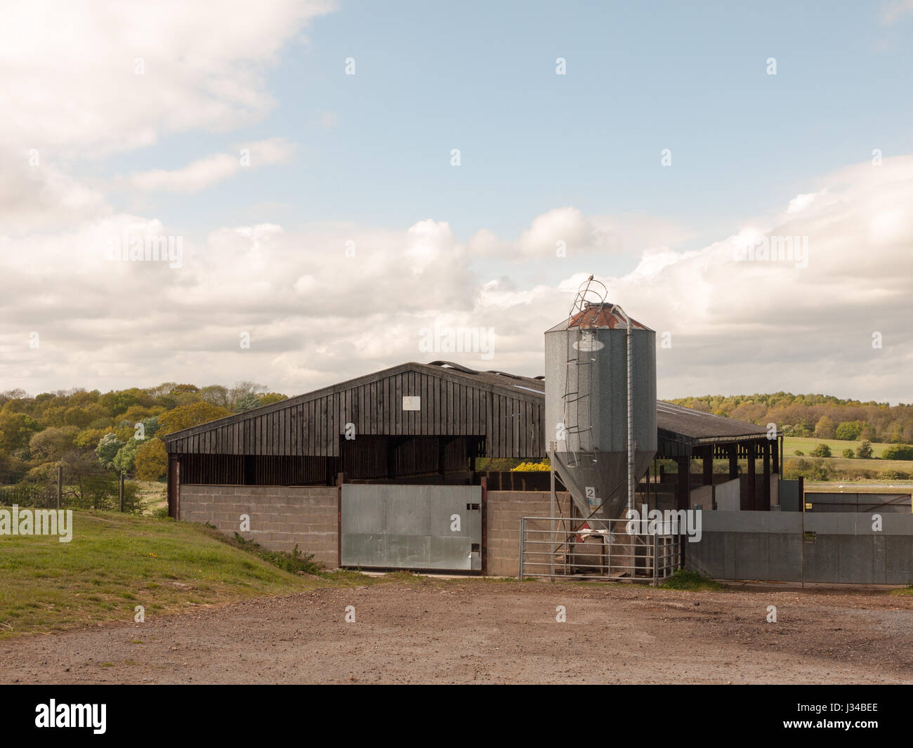 farmland industry warehouses outside in the country metal agriculture ...