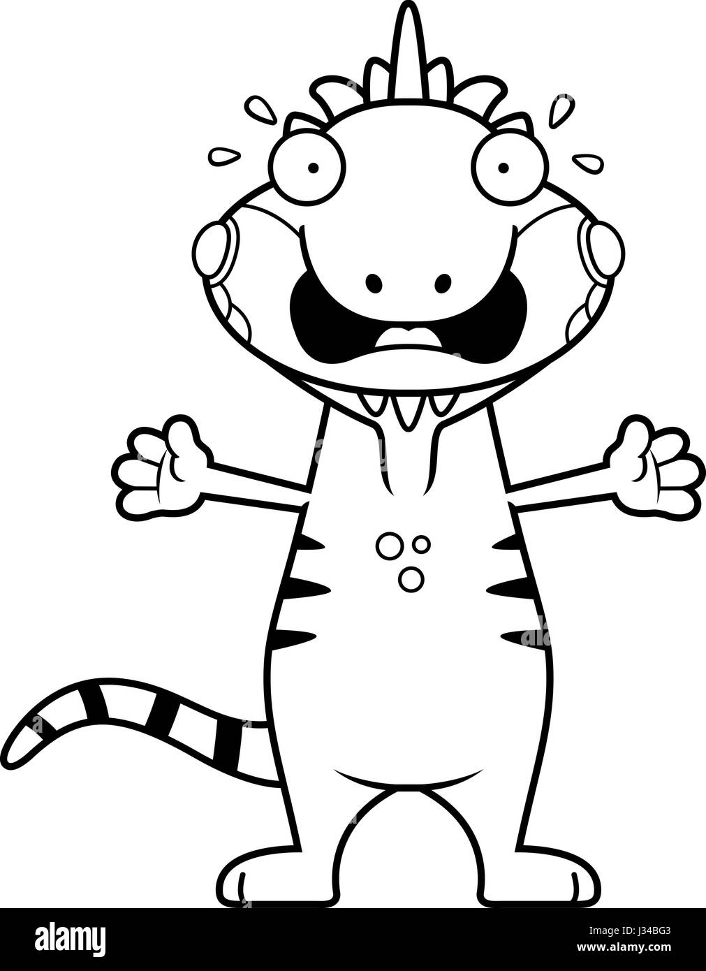 Scared lizard hi-res stock photography and images - Alamy