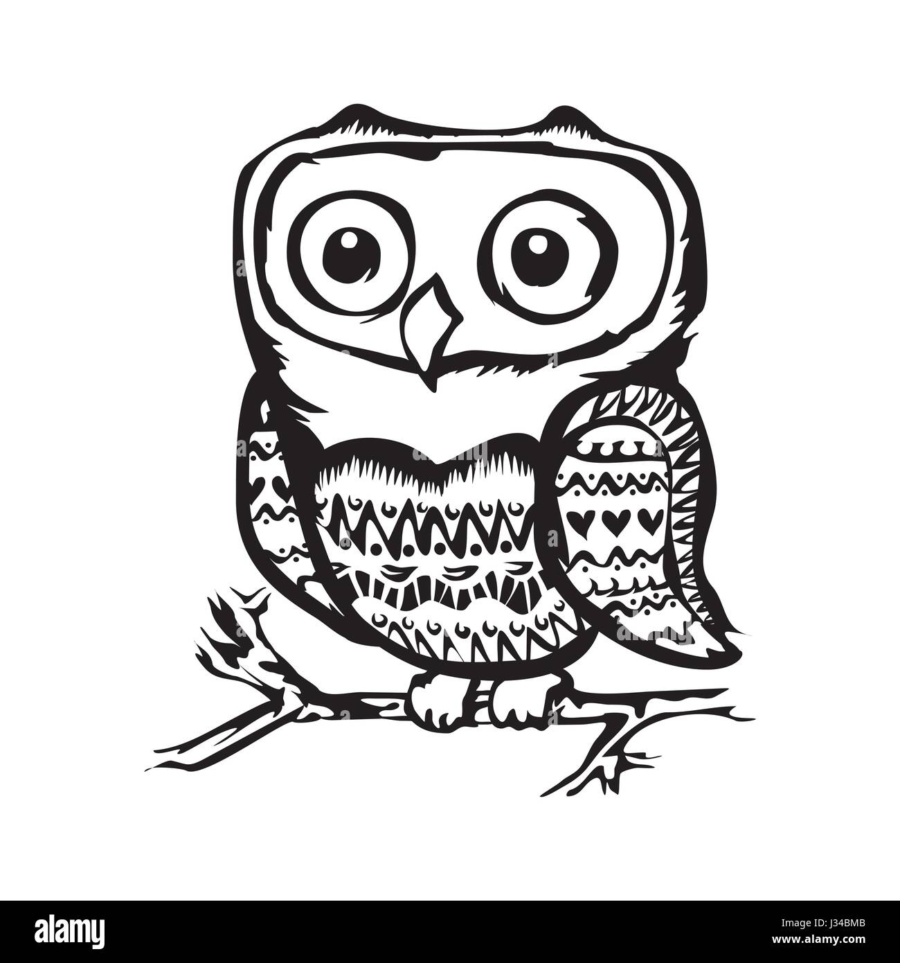 Smart little bird Stock Vector Images - Alamy