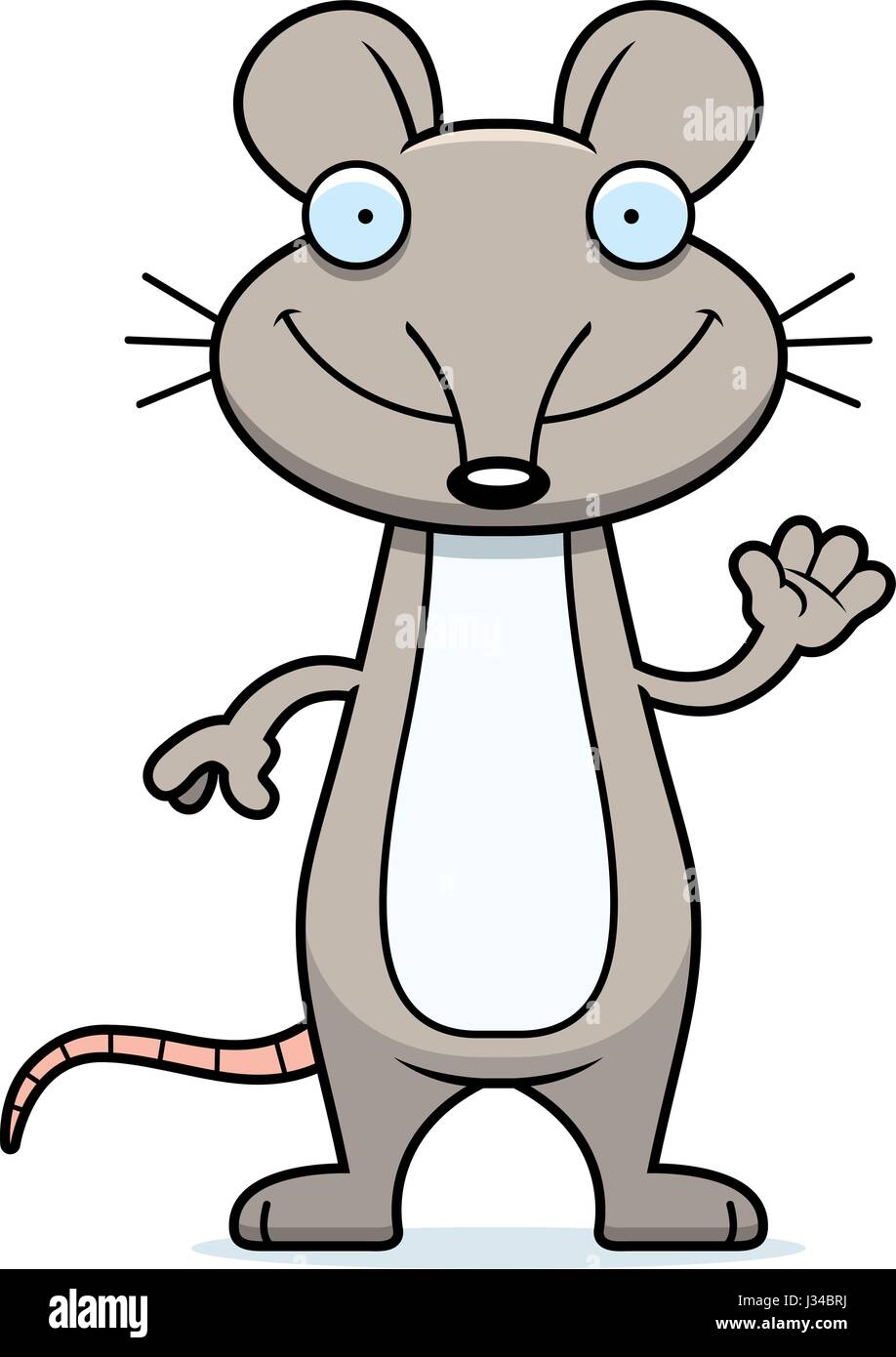 A cartoon illustration of a mouse waving Stock Vector Image & Art - Alamy