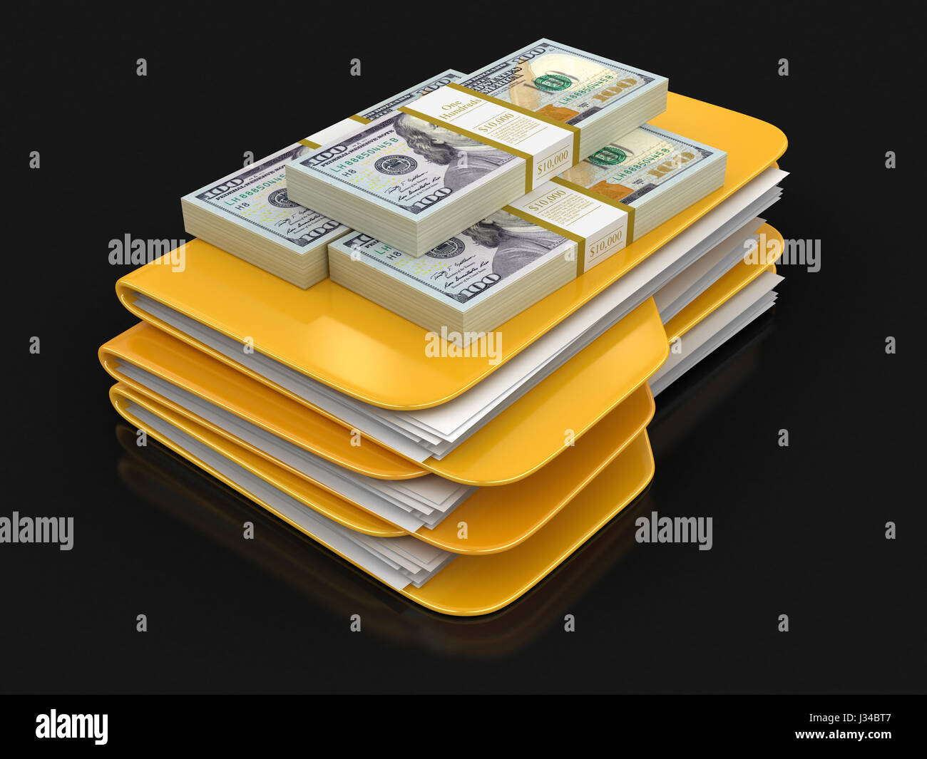 Tax form folder icon hi-res stock photography and images - Alamy