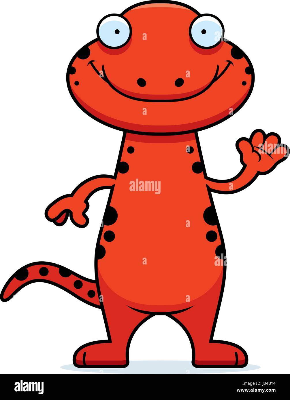 Happy salamander Stock Vector Images - Alamy