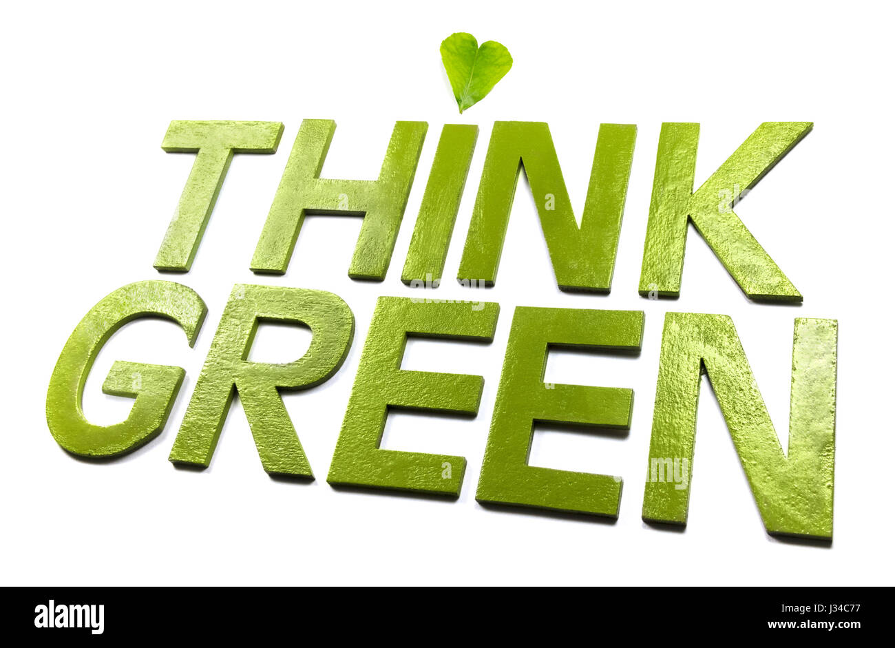 Think green think clean hi-res stock photography and images - Alamy