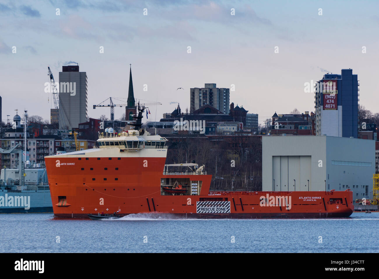 Offshore Oil and Gas Support Vessel "Atlantic Shrike" heading out for ...
