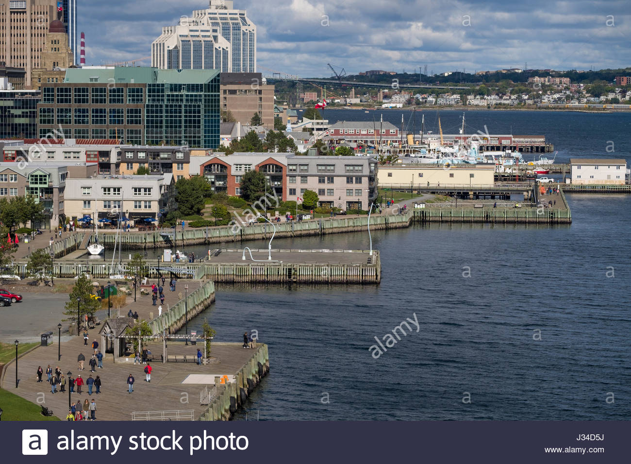 Halifax Nova Scotia Boardwalk Stock Photos & Halifax Nova Scotia ...