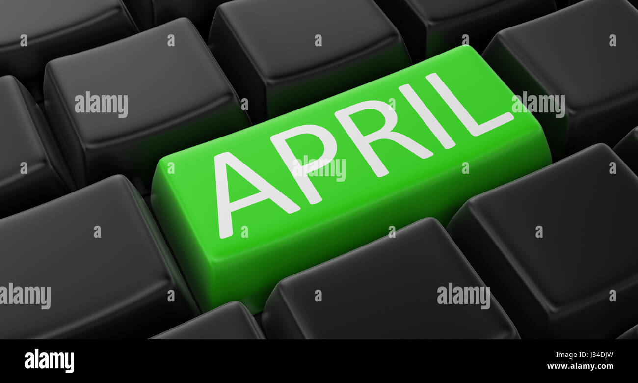 April key concept Stock Photo - Alamy