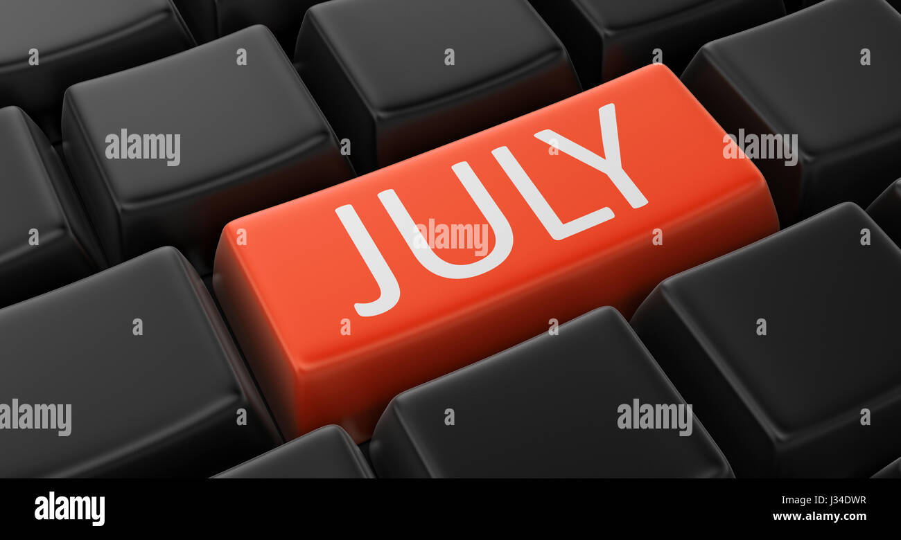 July key concept Stock Photo - Alamy