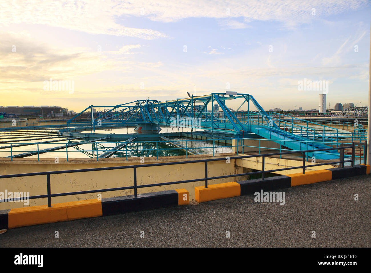 cleaning waterworks and water supply production Stock Photo - Alamy