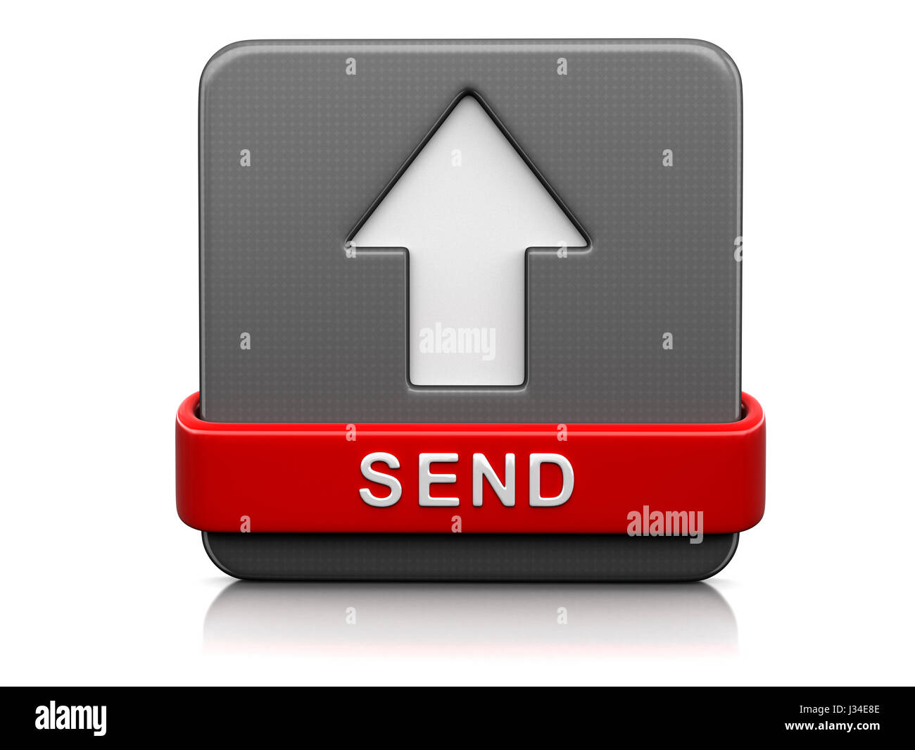 Sign send. Image with clipping path Stock Photo - Alamy