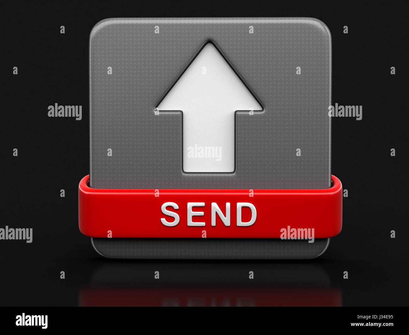 Sign send. Image with clipping path Stock Photo - Alamy