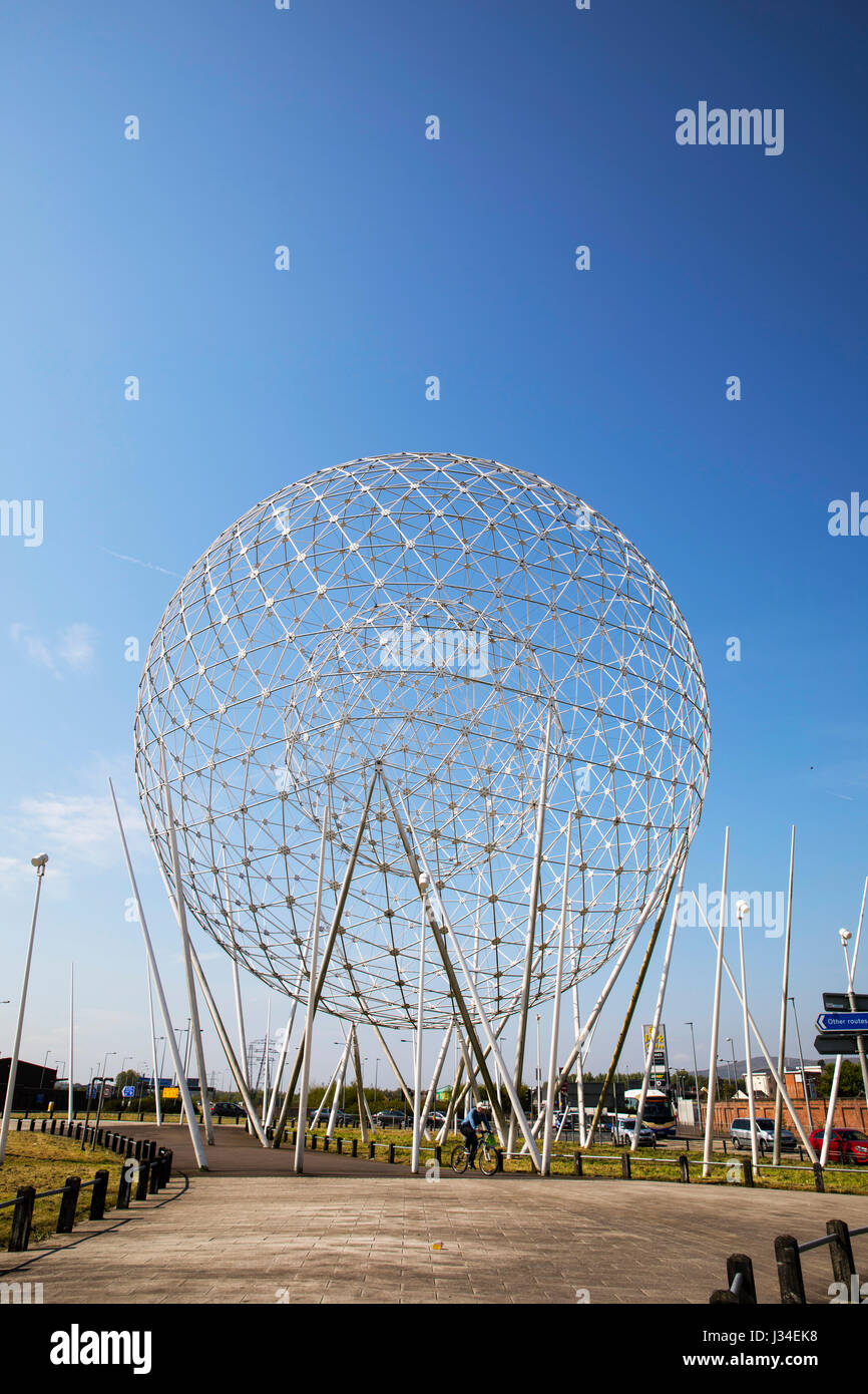 RISE sculpture in Belfast, Wolfgang Buttress Artwork locally known as ...