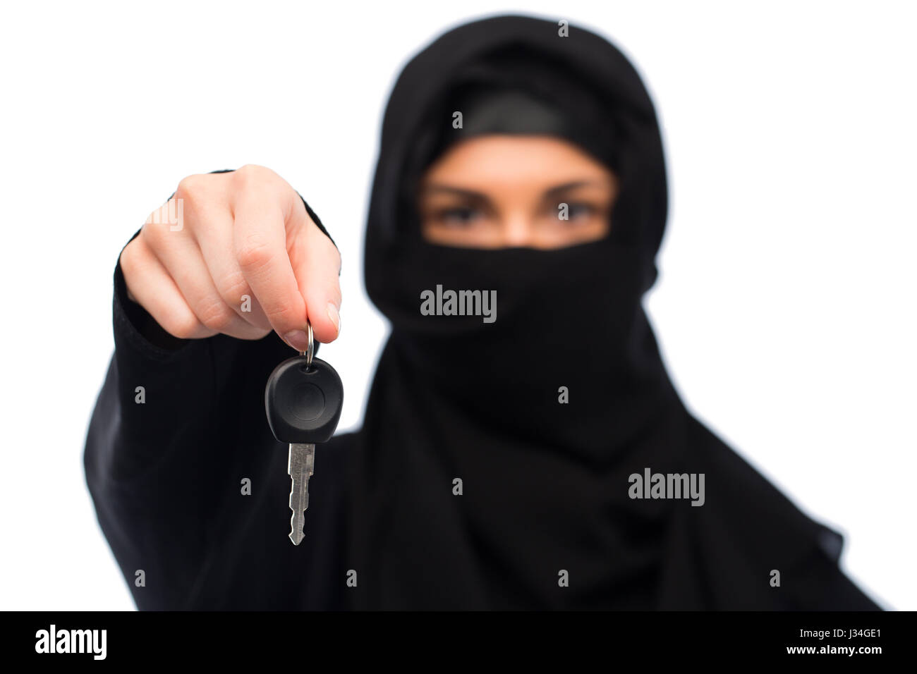 Hijab woman car hi-res stock photography and images - Alamy