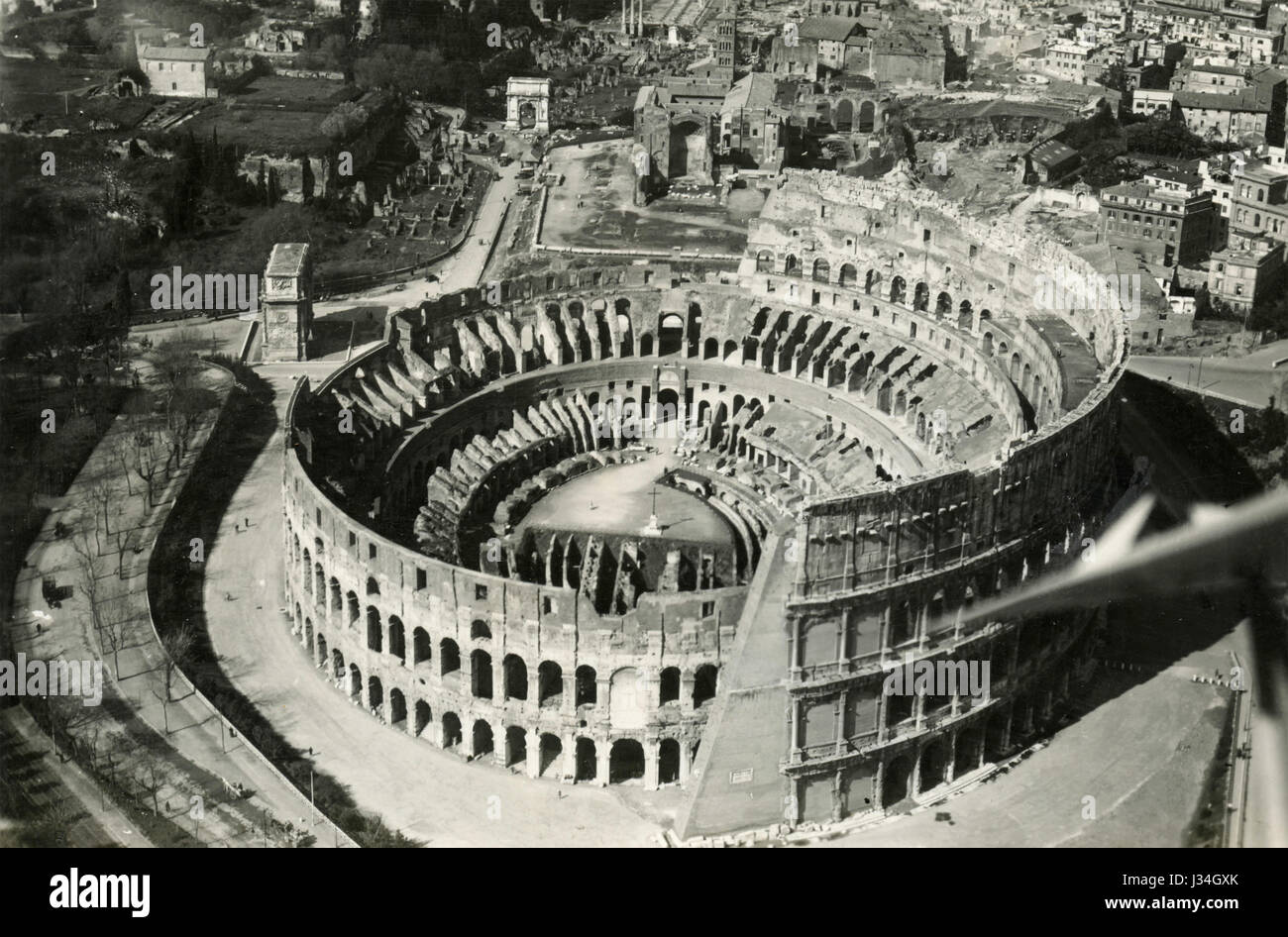 Aerial view of the Colosseum, Rome, Italy Stock Photo - Alamy