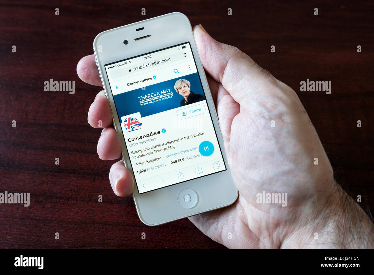 Conservative party mp twitter hi-res stock photography and images - Alamy