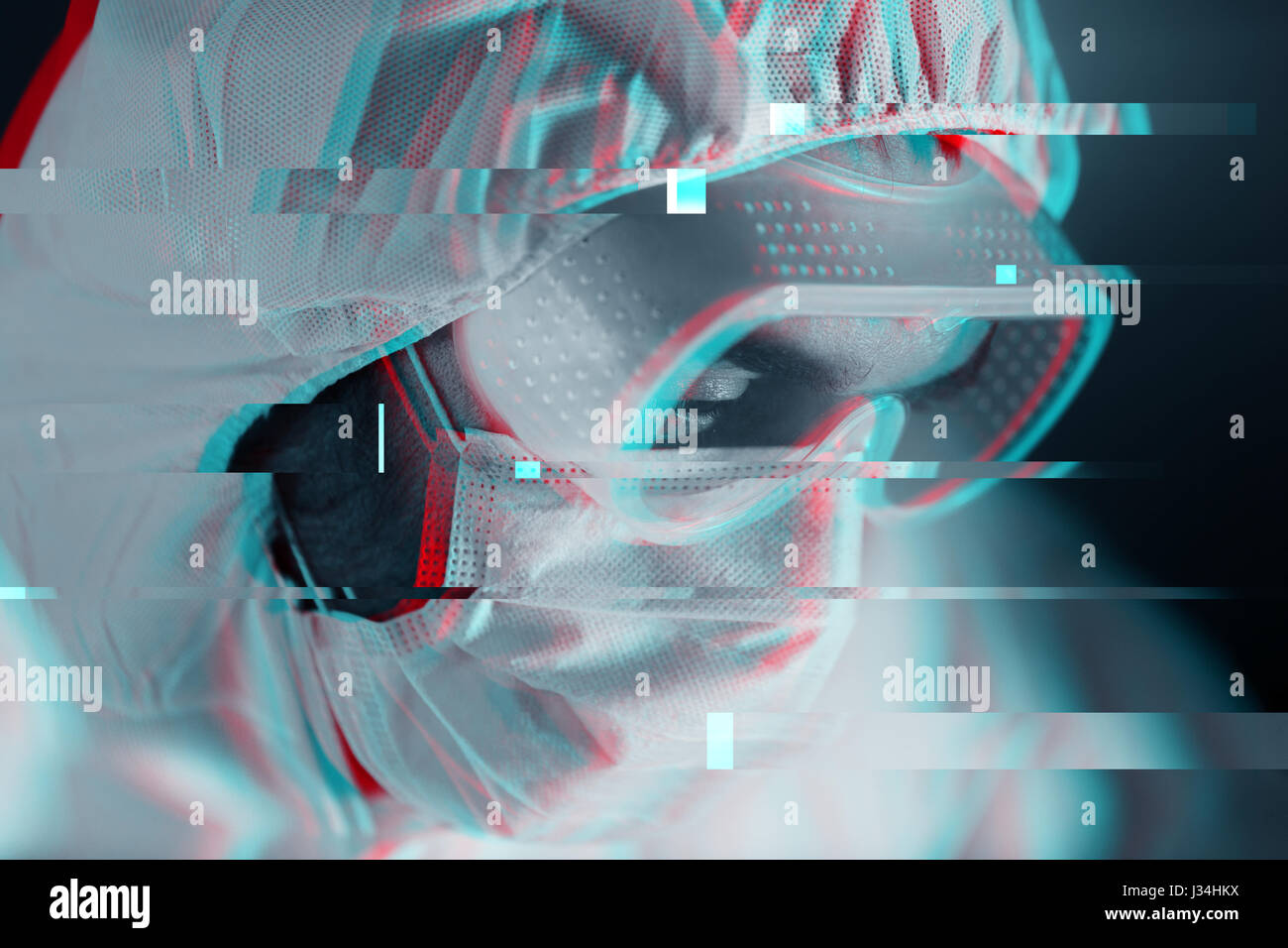 Scientist face hi-res stock photography and images - Alamy