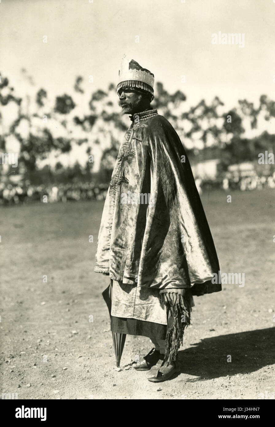 Eritrean priest, ca. 1930 Stock Photo - Alamy