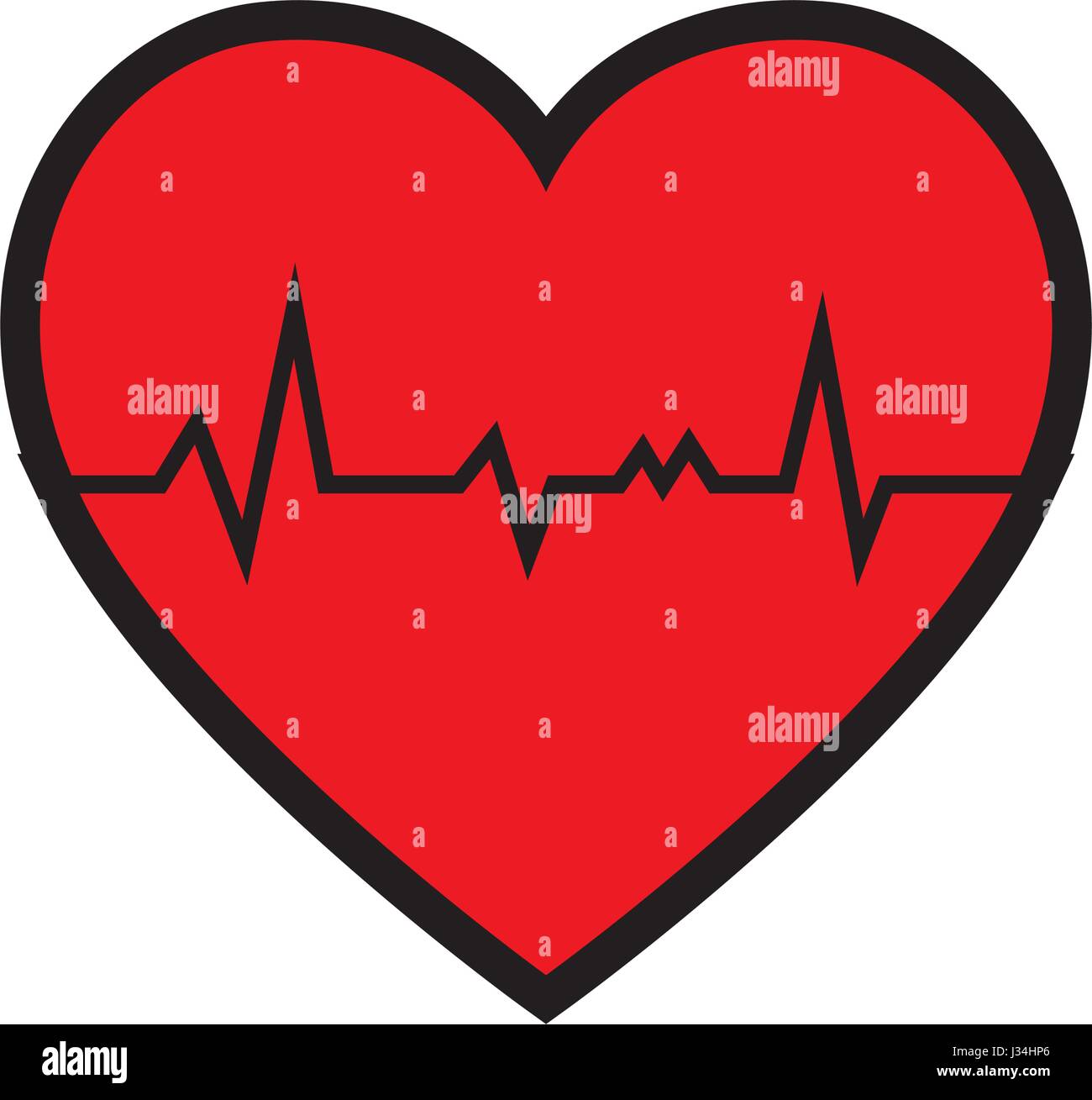 cardio heart icon Stock Vector Image & Art - Alamy