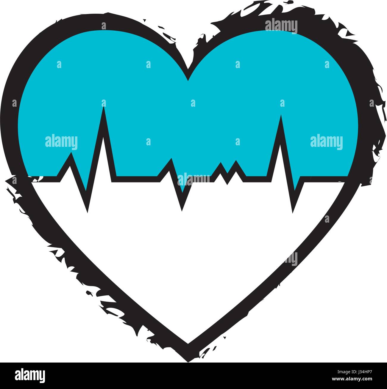 cardio heart icon Stock Vector Image & Art - Alamy