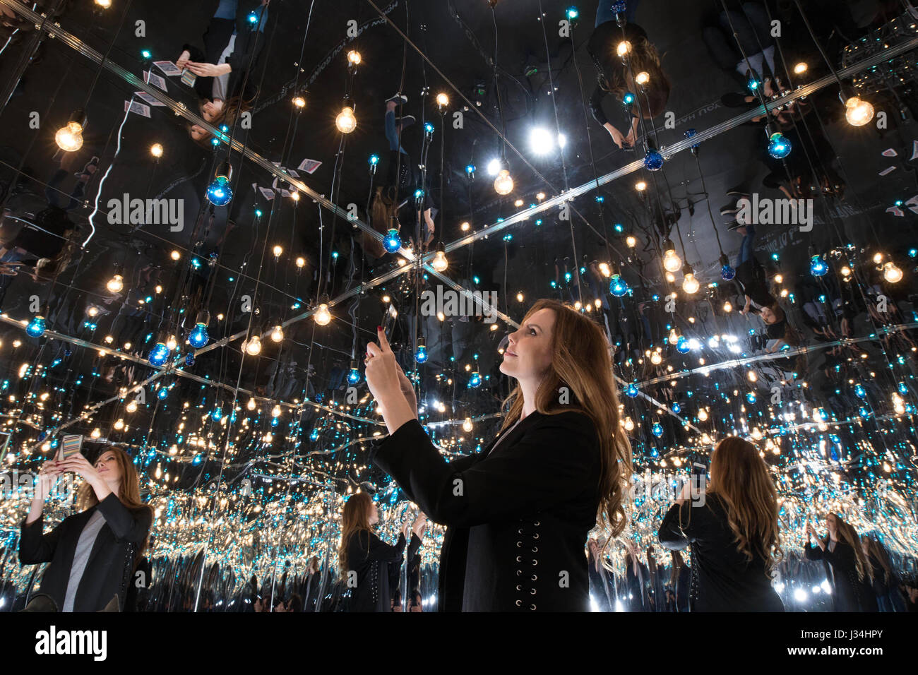 EDITORIAL USE ONLY Television psychologist Emma Kenny stands inside a ...