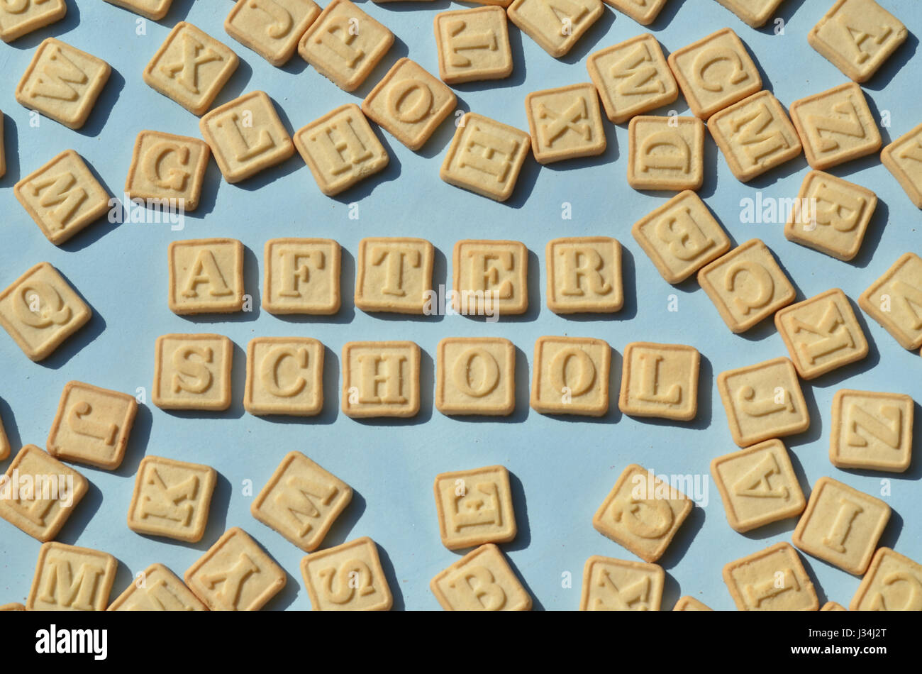 alphabet letter cookies Stock Photo - Alamy