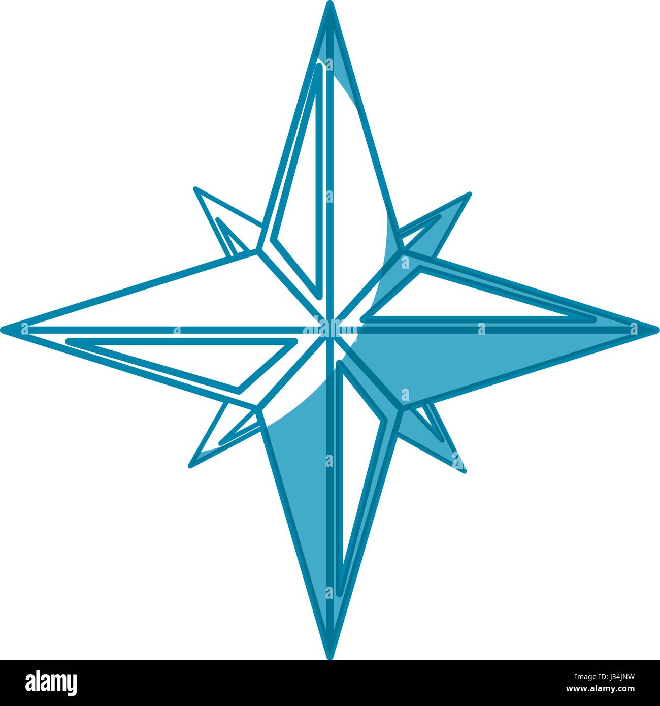 navigation star icon Stock Vector Image & Art - Alamy