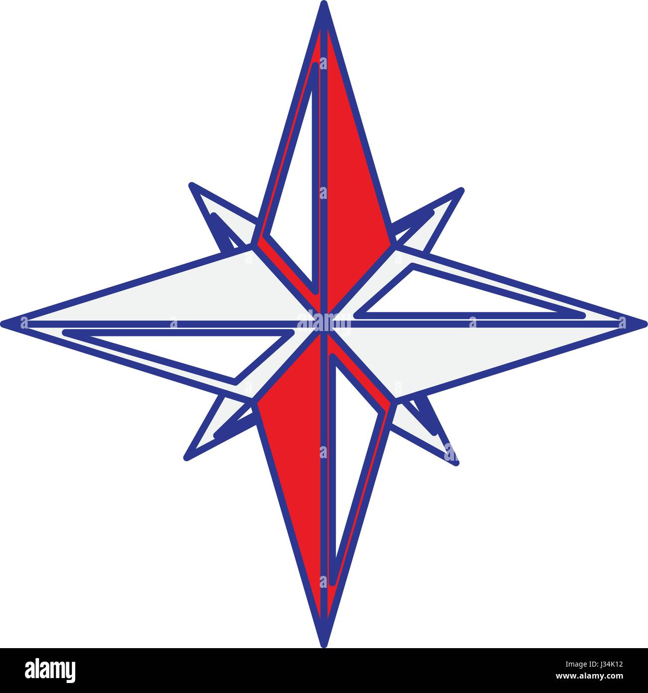navigation star icon Stock Vector Image & Art - Alamy