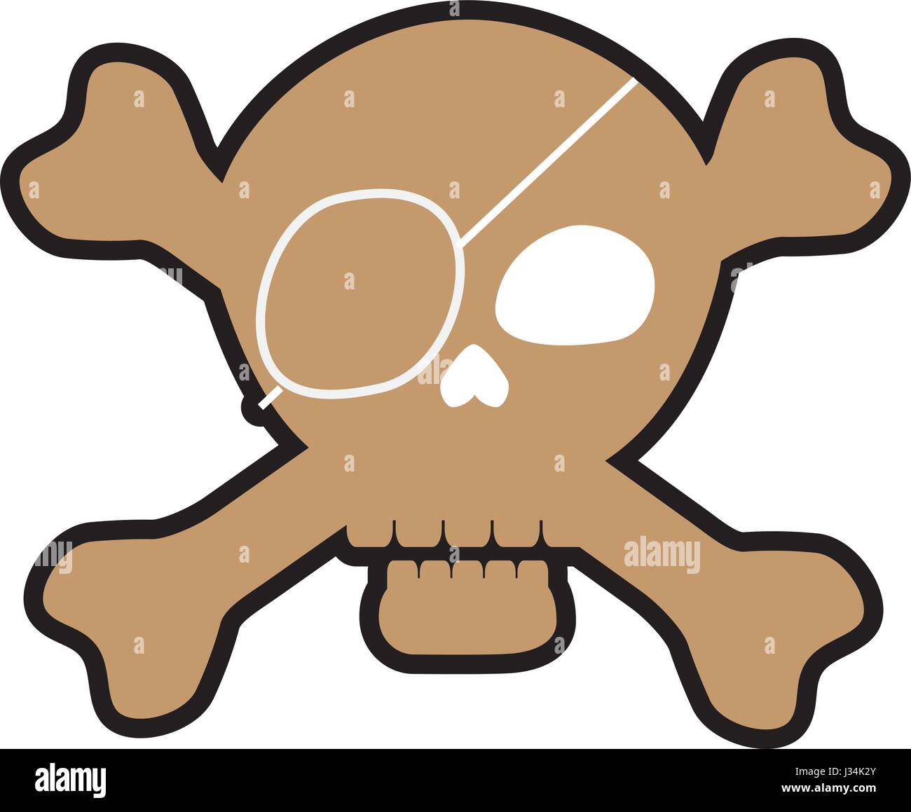 pirate skull icon Stock Vector Image & Art - Alamy