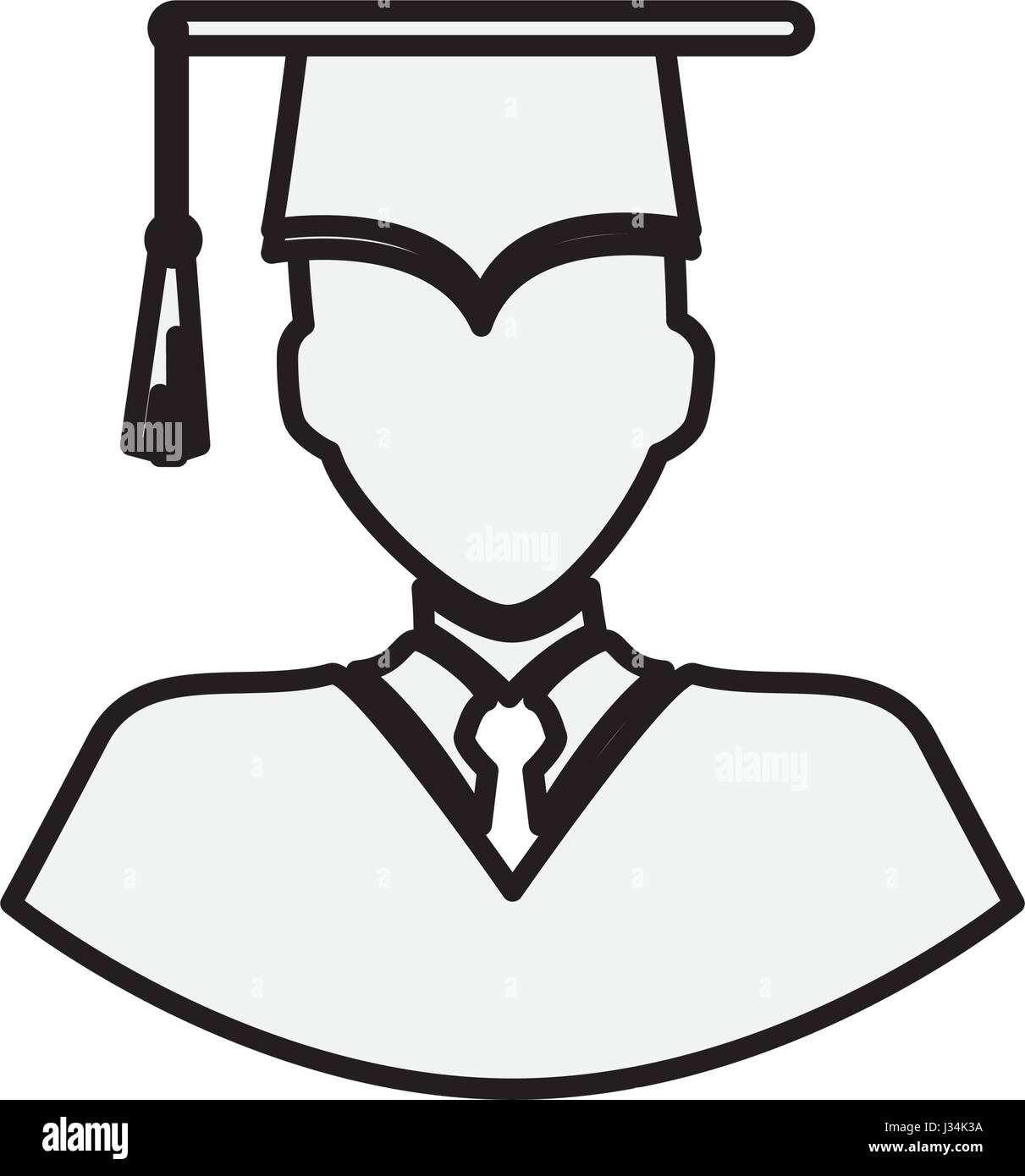 graduate man icon Stock Vector Image & Art - Alamy